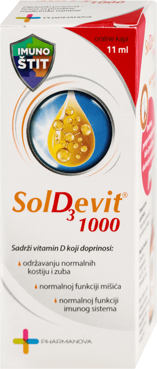 PHARMANOVA Sold3evit® 1000 oralne kapi, 11 ml uvek povoljna online ...