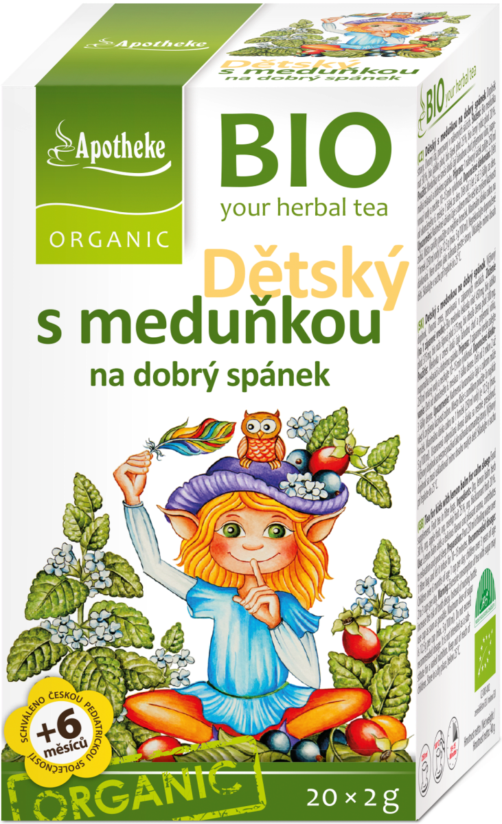 Apotheke bio dětský ovocný čaj s meduňkou, 40 g Nakoupit výhodně online ... Apotheke bio dětský ovocný čaj s meduňkou, 40 g Nakoupit výhodně online ...