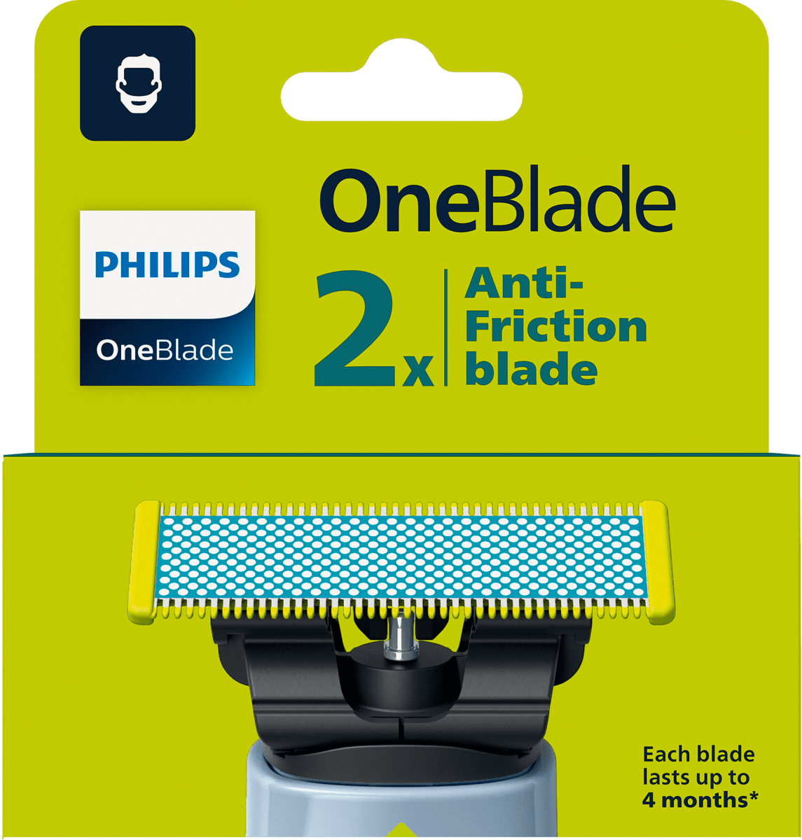 PHILIPS OneBlade Rezerve aparat de ras OneBlade, 2 buc cumpără întotdeauna ieftin pe online | dm.ro