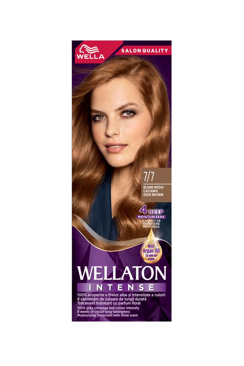Wellaton Vopsea permanentă 7/7 Blond mediu castaniu, 1 buc | dm.ro