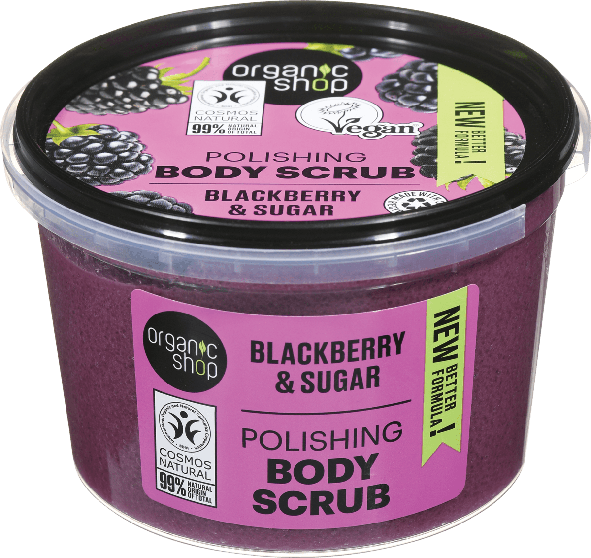 organic shop Piling za telo Blackberry & Sugar, 250 ml | dm.si