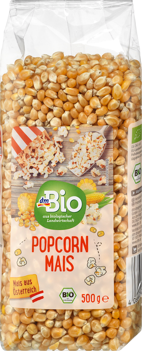 dmBio Getreide, Popcornmais, 500 g dauerhaft günstig online kaufen | dm.de