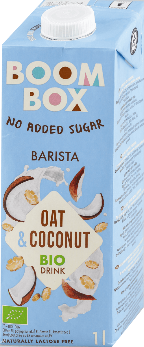 BOOM BOX BARISTA organski napitak od ovsa sa kokosom, 1 l uvek povoljna ...