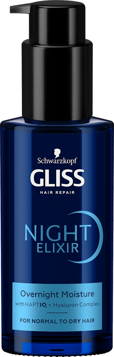 Schwarzkopf GLISS Night Elixir Moisture serum za kosu, 100 ml trajno ...