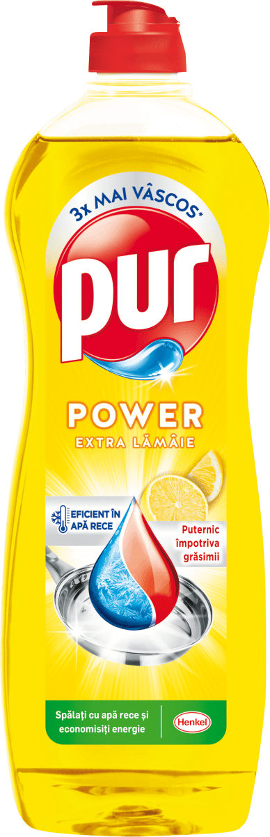 pur Препарат за съдове Power Lemon, 750 ml Пазарувай трайно изгодно онлайн