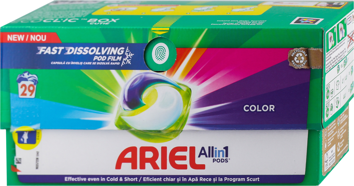 ARIEL PODS COLOR All in 1 kapsule za veš, 29 kom uvek povoljna online ...