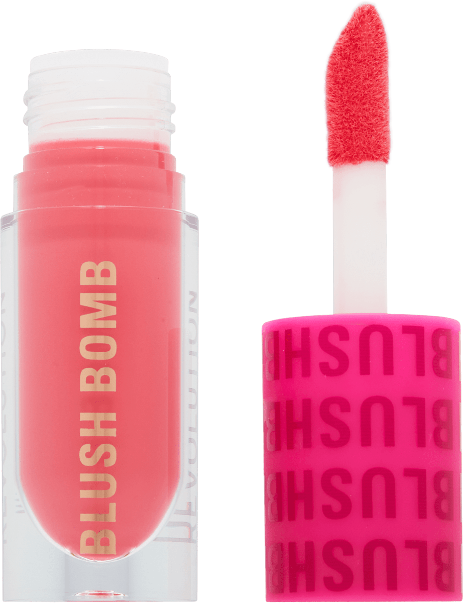 REVOLUTION BLUSH BOMB tečno rumenilo - Savage Coral, 1 kom | dm.rs