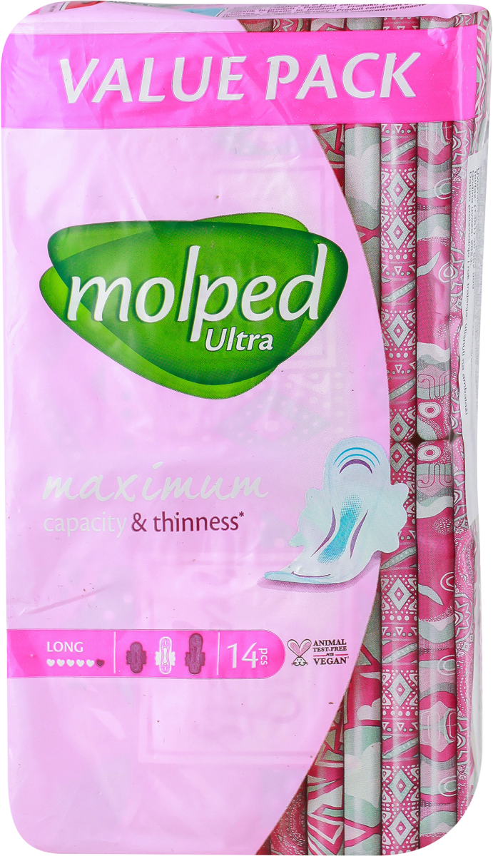 molped ULTRA LONG higijenski ulošci, 14 kom | dm.rs