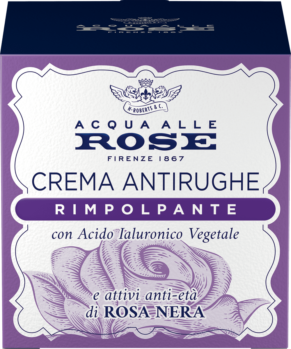 ACQUA ALLE ROSE Crema viso anti-rughe rimpolpante con Acido Ialuronico ...