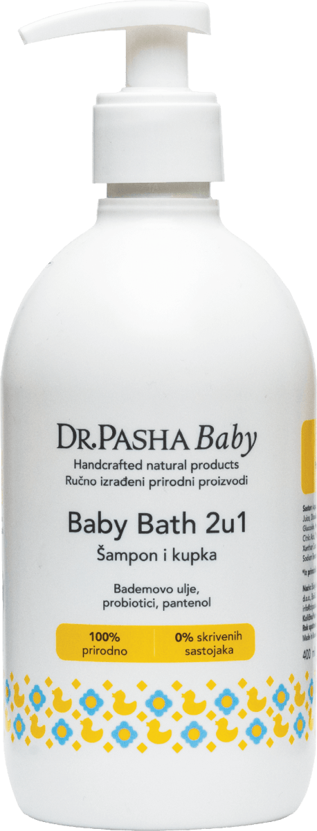 Dr. Pasha Baby šampon i kupka 2u1, 400 ml trajno povoljna online kupovina | dm-drogeriemarkt.ba
