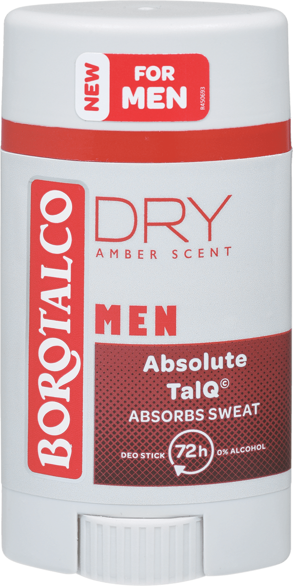 Borotalco Pánsky tuhý dezodorant Dry Men Absolute TalQ Amber, 40 ml ...