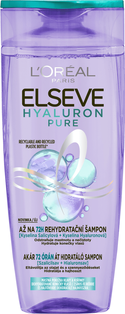 Elseve šampon na vlasy Hyaluron Pure, 400 ml | dm.cz