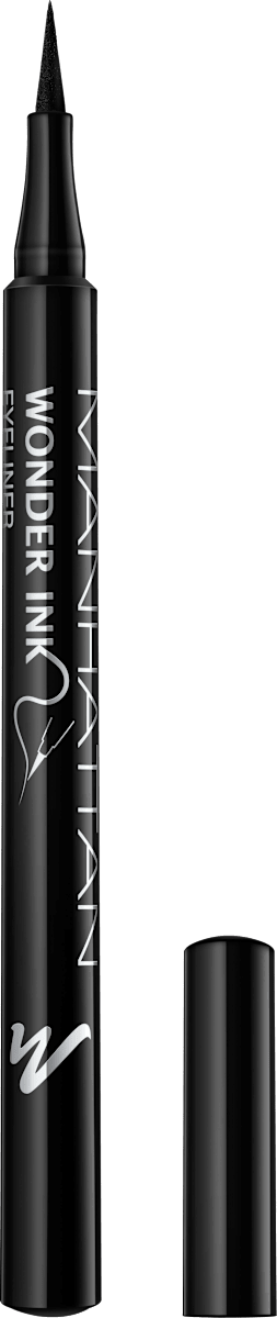 MANHATTAN Cosmetics Eyeliner Wonder'Ink 001 Black, 1,2 ml dauerhaft ...