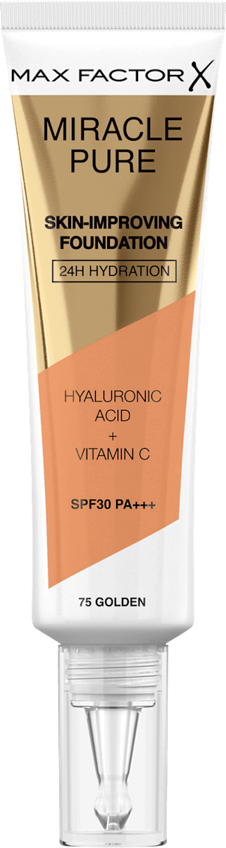 MAX FACTOR Foundation Miracle Pure Golden 75, LSF 30, 30 ml dauerhaft ...