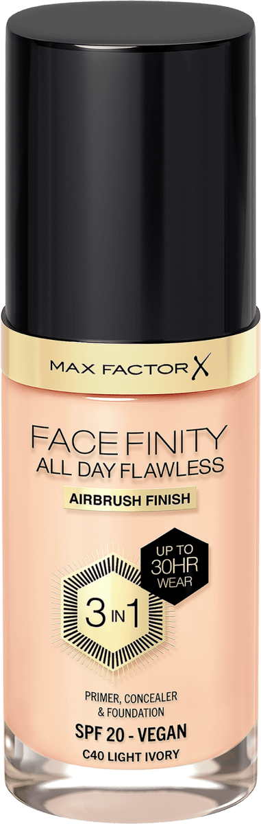MAX FACTOR Facefinity 3u1 tekući puder – C40 Light Ivory, 30 ml | dm.hr