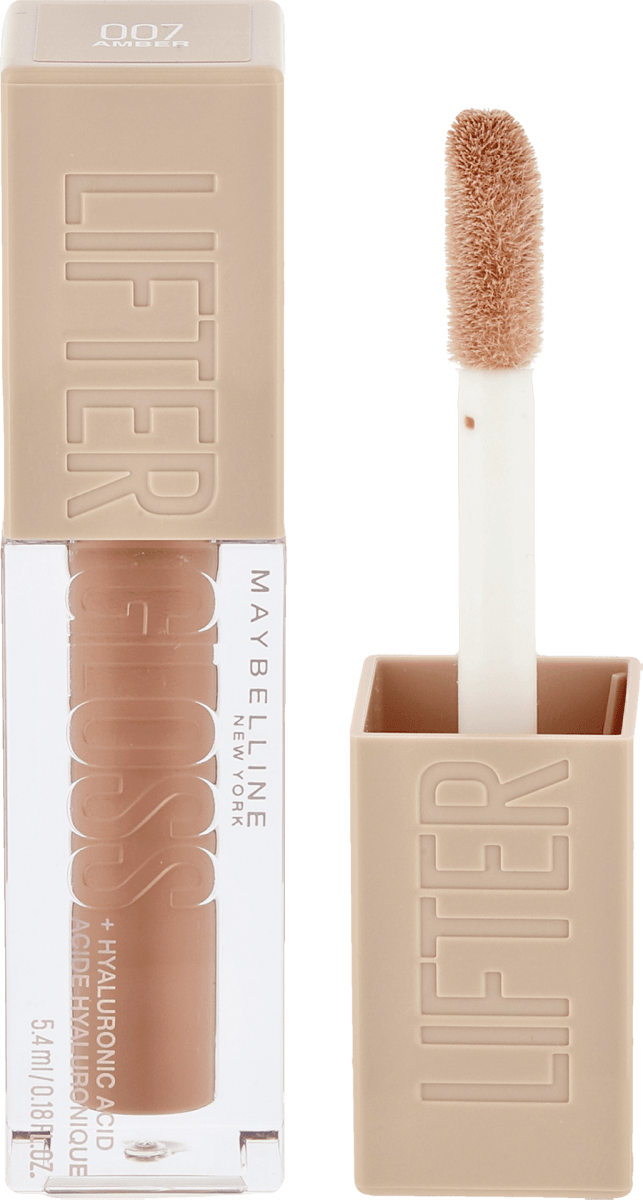 Maybelline New York Lifter Gloss 007 Amber, błyszczyk do ust, 5,4 ml ...