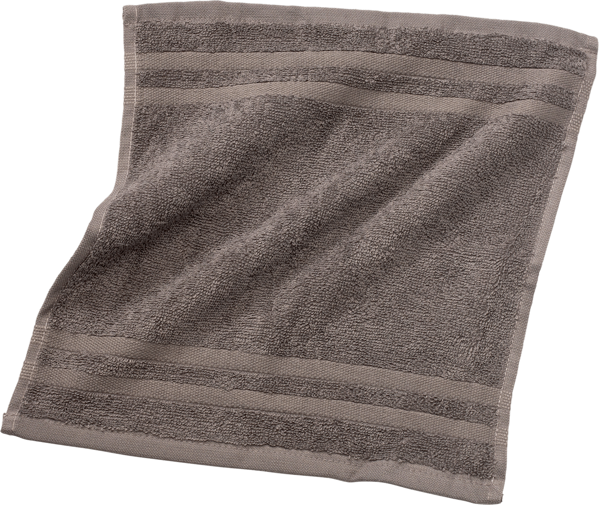 ebelin Handtuch aus Frottee grau 100 % Bio-Baumwolle GOTS-zertifiziert ...