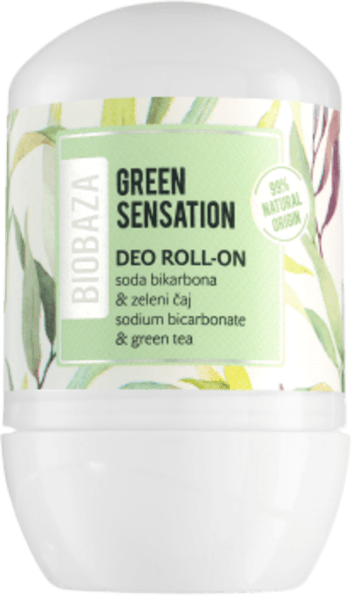 Biobaza Sensation deo roll-on - soda bikarbona i zeleni čaj, 50 ml | dm.rs