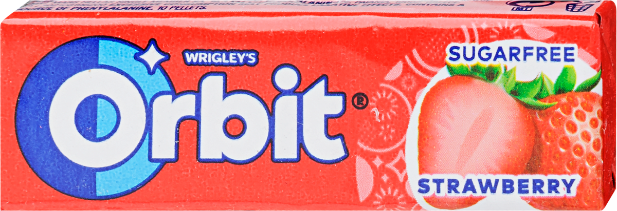 Orbit Rágógumi drazsé eper, 10 db | dm.hu