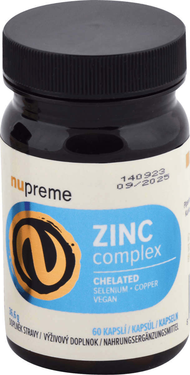 nupreme Kapsuly Zinc complex, 60 ks trvalo výhodne nakupovať online ...