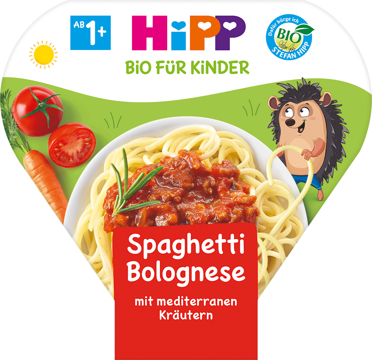 Hipp Menü Kinder Bio-Pasta Spaghetti Bolognese, 250 g dm Dauerpreis ...