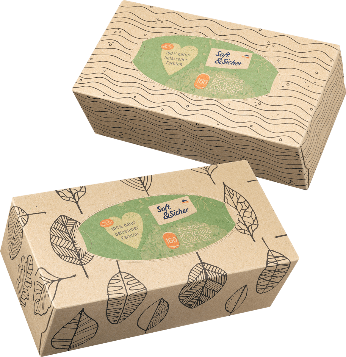 Soft&Sicher Hygienické vreckovky v boxe recyklované, 160 ks nakupujte ...