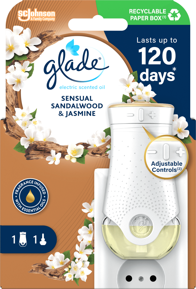 glade Glade odorizant electric scented oil sensual sandalwood & jasmine ...