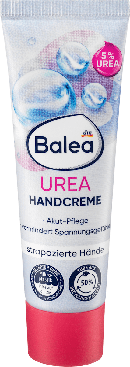 Balea Handcreme Urea Reisegröße, 30 ml dm Dauerpreis: Immergünstig ...