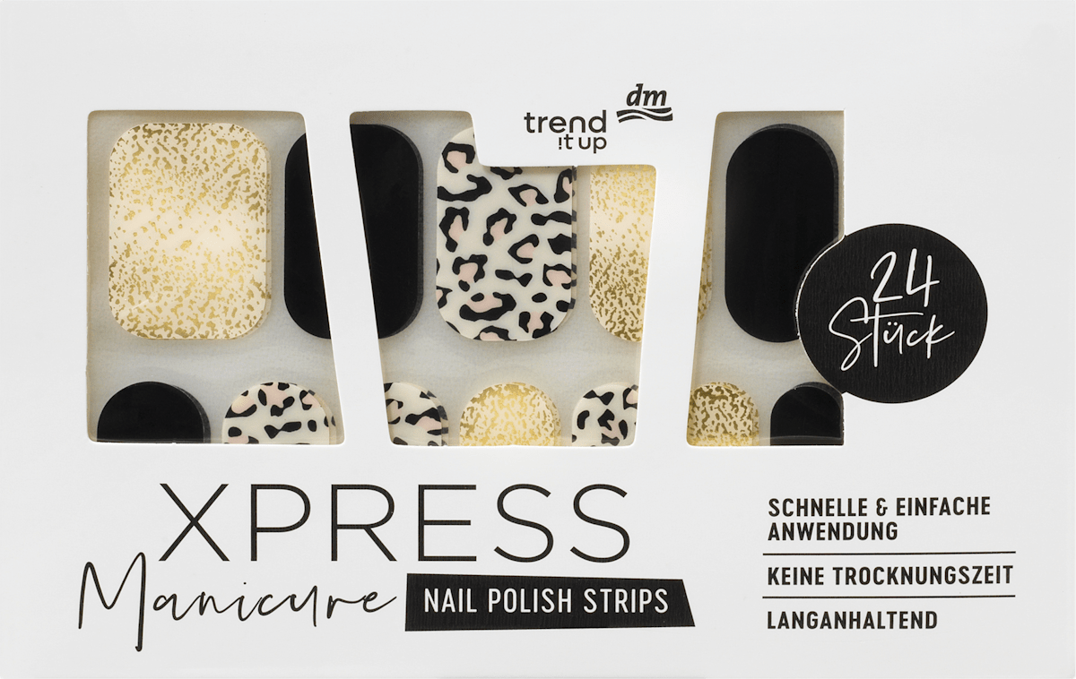 trend !t up Folija za nohte Xpress Manicure Marble Mania, 24 kos vednougoden spletni nakup | dm.si