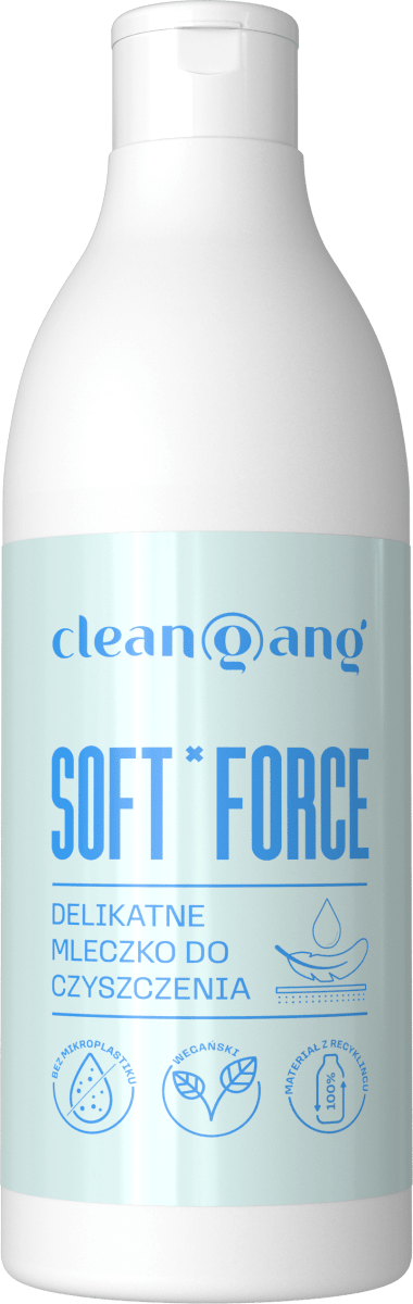 cleangang Delikatne mleczko z czyszczącymi drobinkami Soft*Force, 500 ml kupuj w zawsze ...