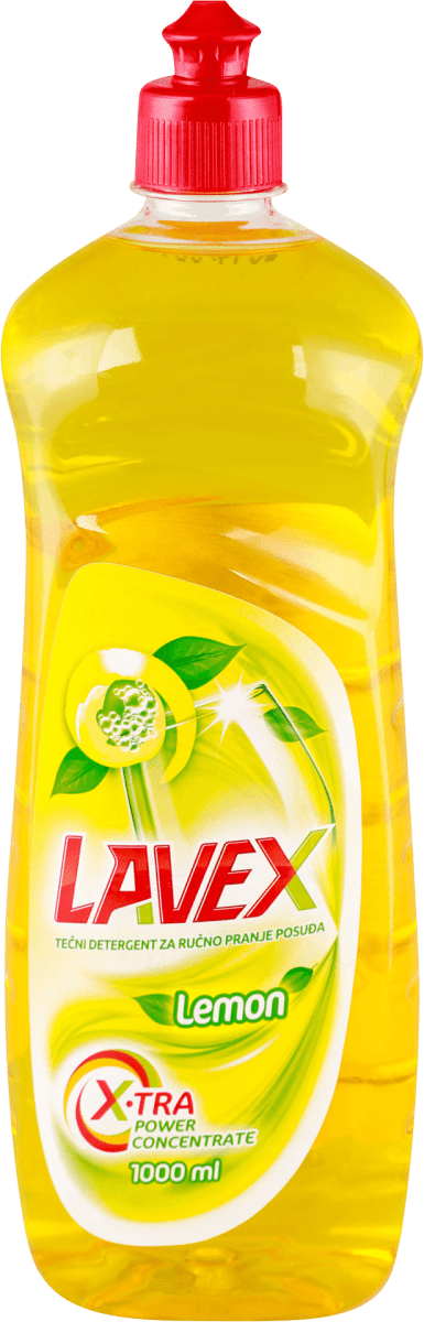 Lavex Lemon Tečni detergent za ručno pranje posuđa, 1000 ml uvek ...