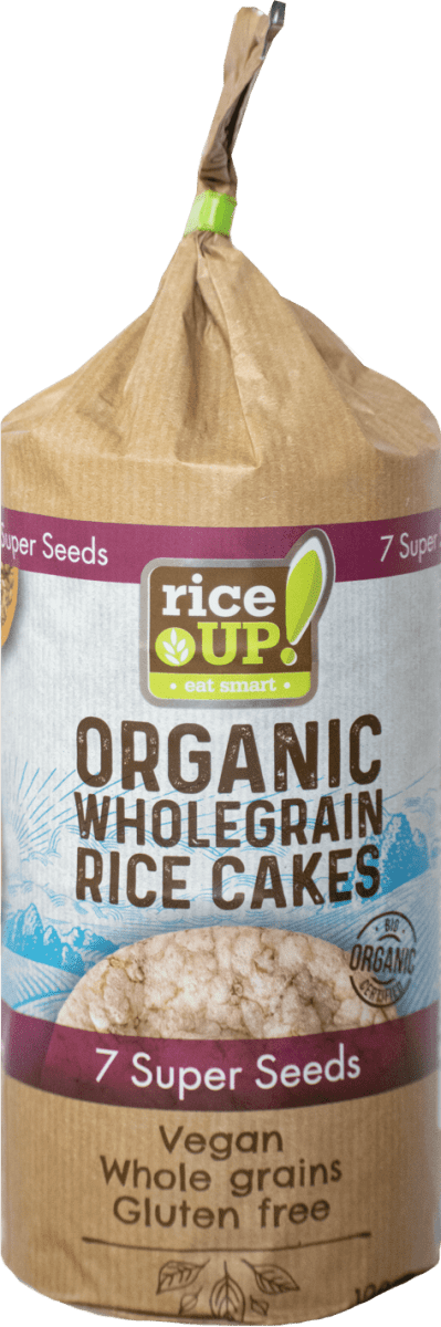 Rice Up! Био оризови бисквити със седем суперсемена, 120 g Пазарувайте ...