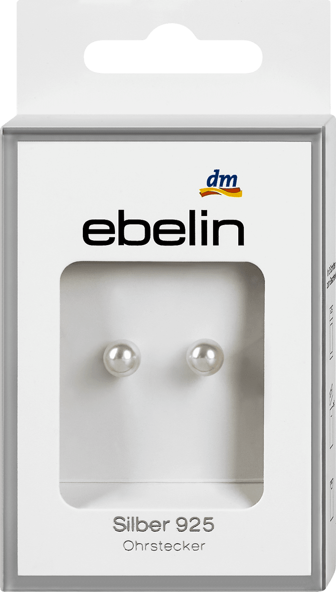 ebelin silberne Perl-Ohrstecker (1 Paar), 2 St dm Dauerpreis ...