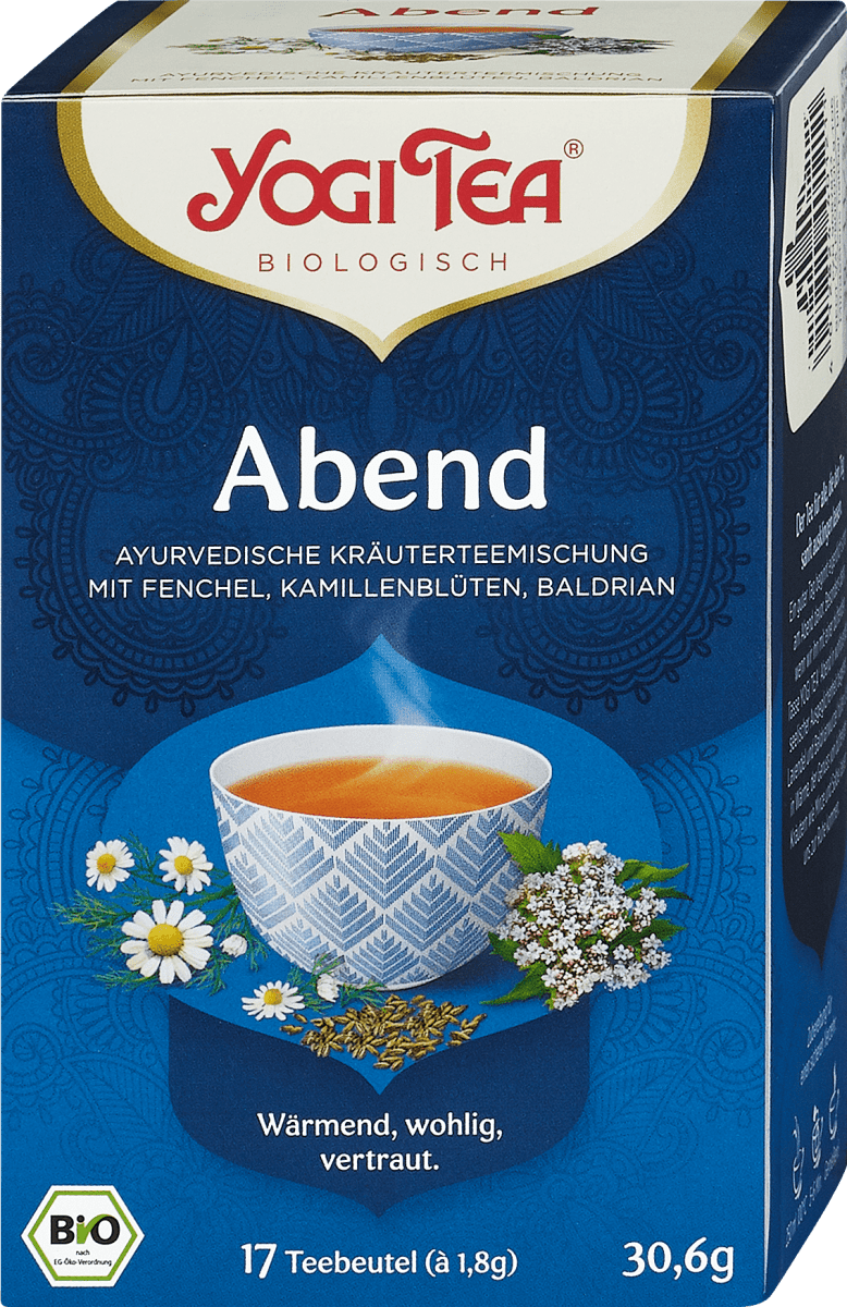YOGI TEA Kräutertee Bio Abend Tee, 17 Btl dm Dauerpreis: Immergünstig ...
