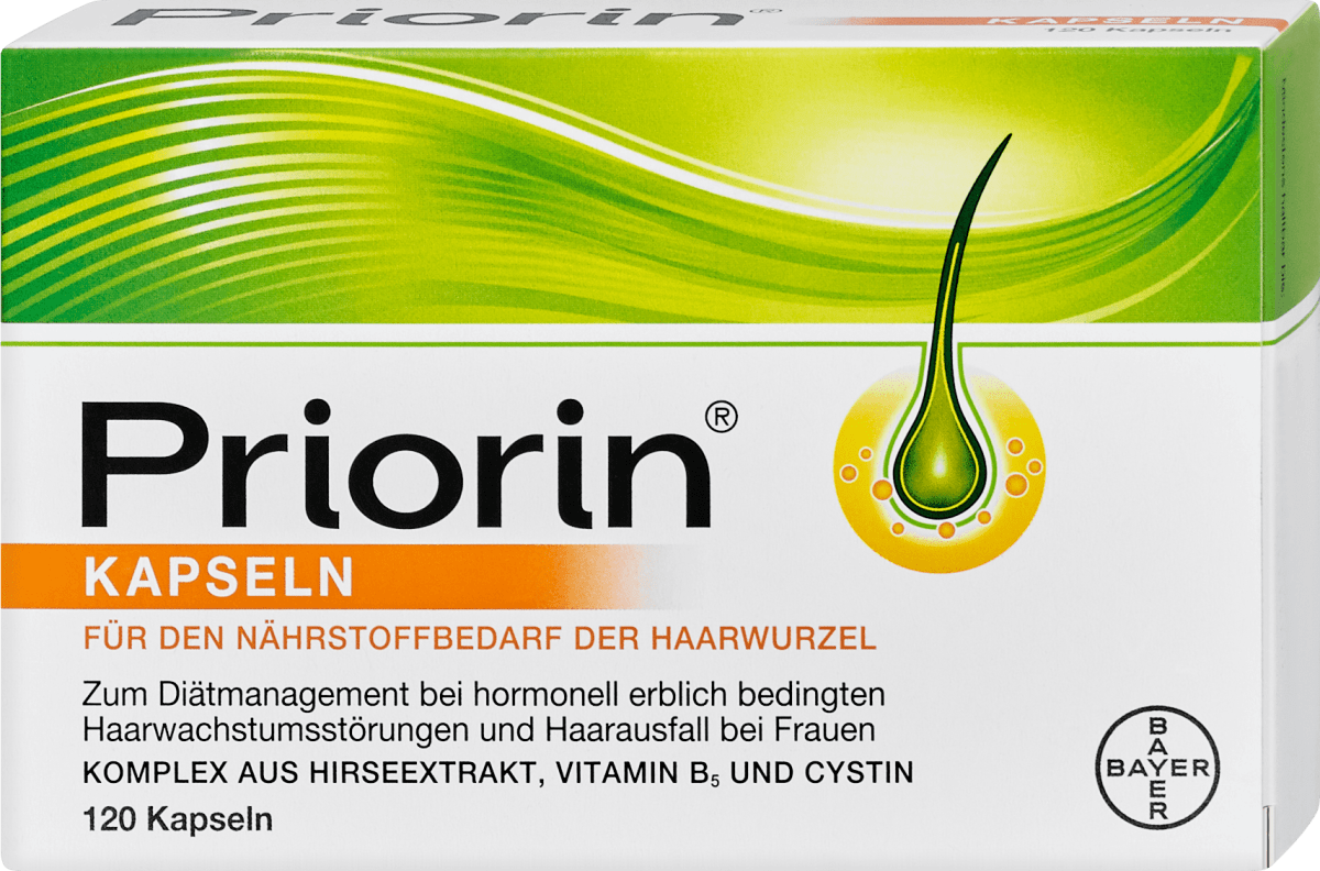 Priorin Kapseln für den Nährstoffbedarf der Haarwurzel, 120 St dm ...