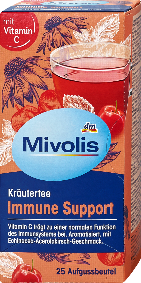 Mivolis Kräutertee Immune Support, 50 g dm Dauerpreis: Immergünstig ...