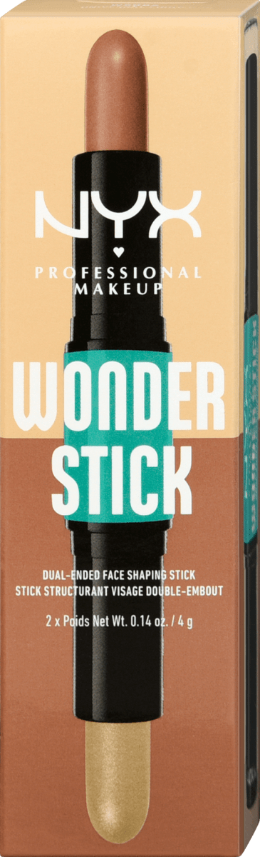 NYX PROFESSIONAL MAKEUP Contouring Wonder Stick 2in1 02 Universal Light ...