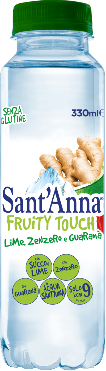 Sant'Anna FRUITY TOUCH Acqua aromatizzata al gusto lime, zenzero e ...