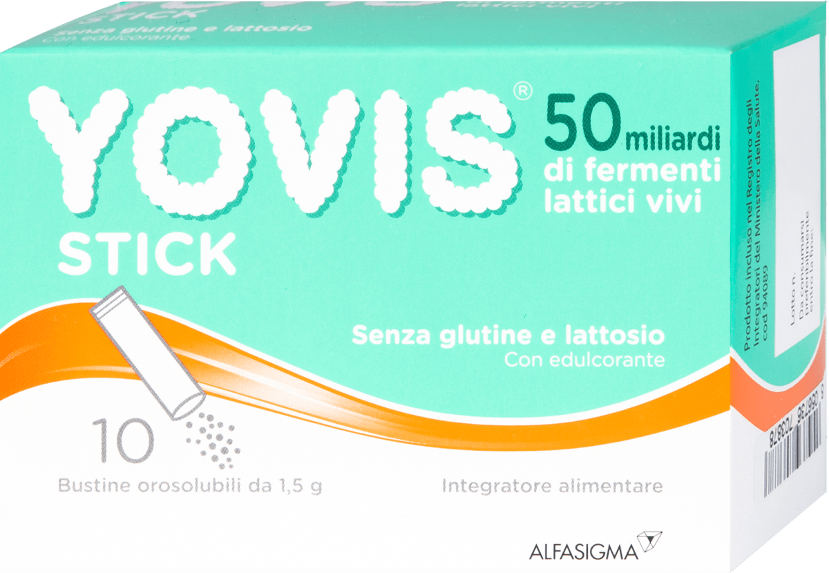 YOVIS Stick orosolubili di fermenti lattici, 10 pz Acquista online a ...