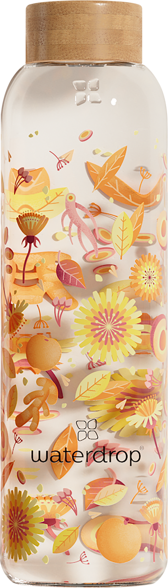 waterdrop Trinkflasche aus Glas Orange, 1 St dm Dauerpreis ... waterdrop Trinkflasche aus Glas Orange, 1 St dm Dauerpreis ...