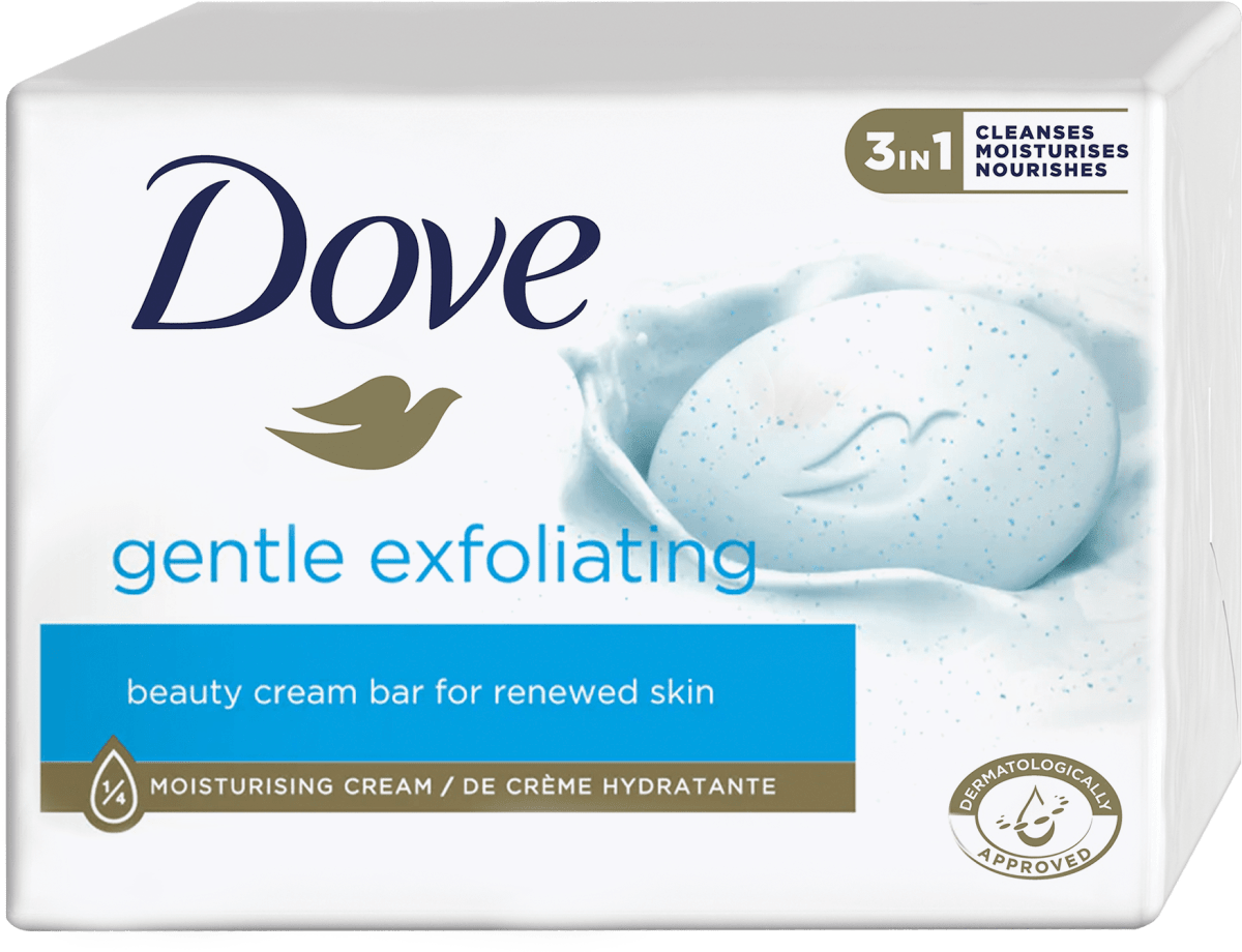 Dove Trdo milo v kosu gentle exfoliating, 90 g | dm.si