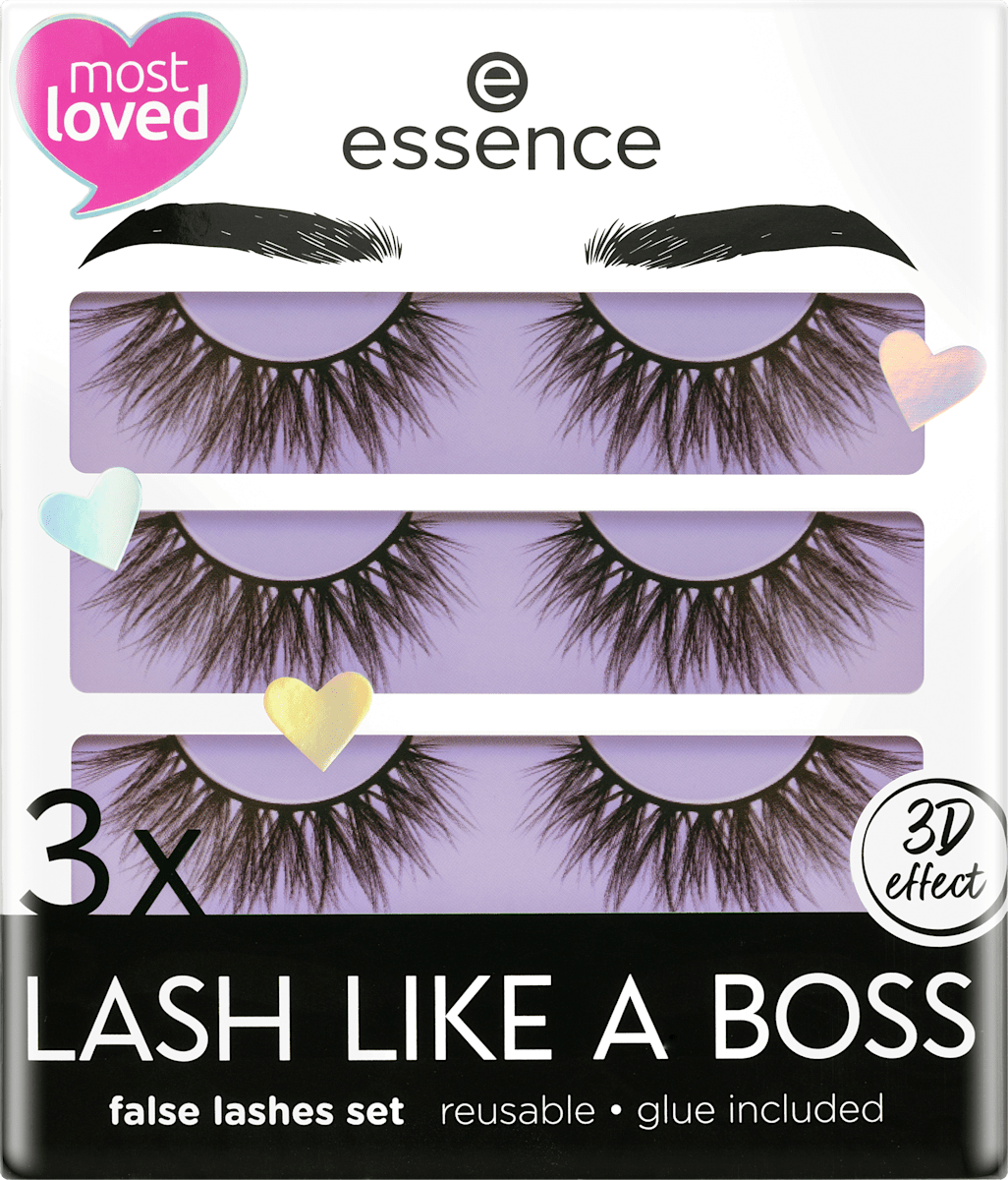 essence LASH LIKE A BOSS set veštačkih trepavica - 02, 3 kom povoljna online kupovina | dm.rs