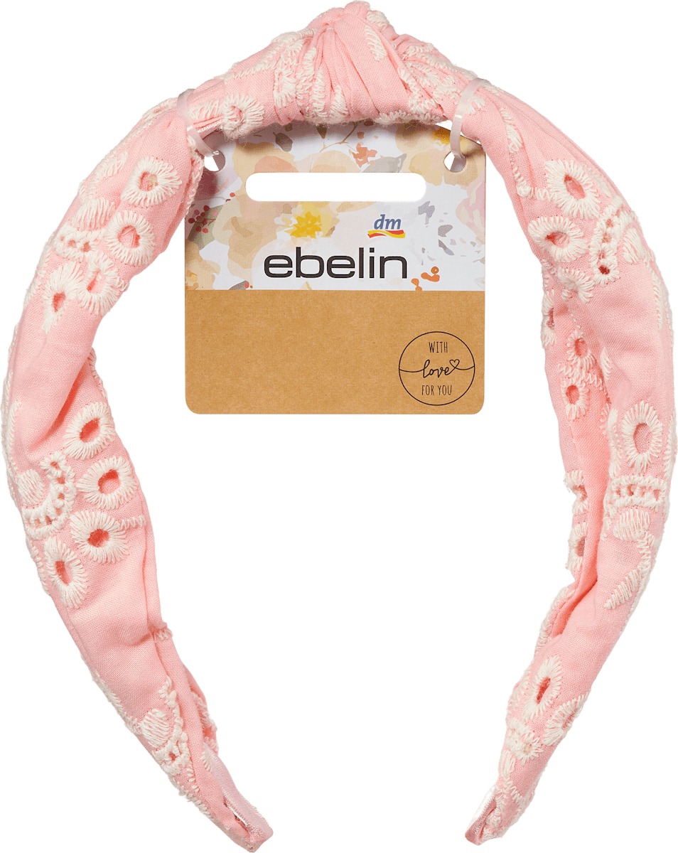 ebelin Haarreif mit Lochmuster und Knoten rosa, 1 St dauerhaft günstig online kaufen | dm.de