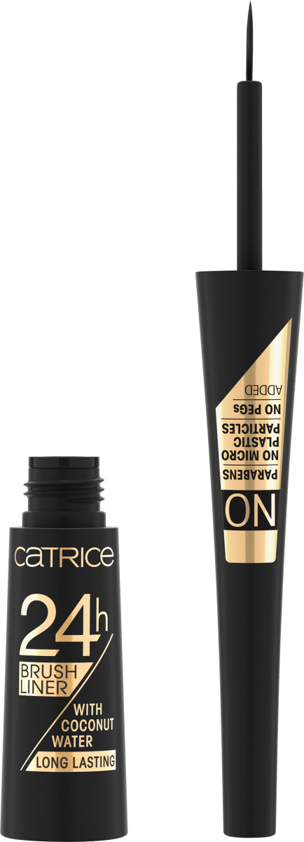 Catrice Eyeliner 24h Brush Liner 010 Ultra Black, 3 ml dauerhaft ...