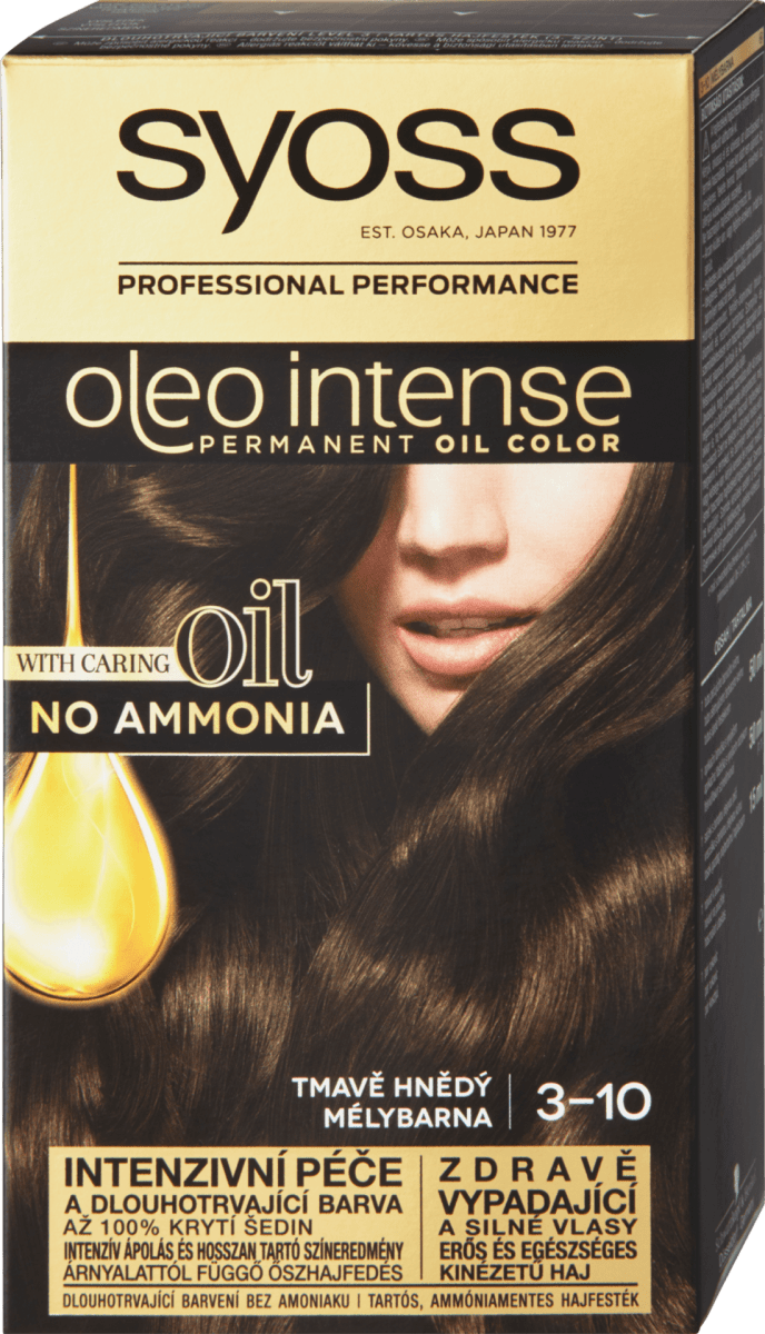 syoss Oleo Intense Vopsea permanentă 3-10, 1 buc cumpără întotdeauna ...