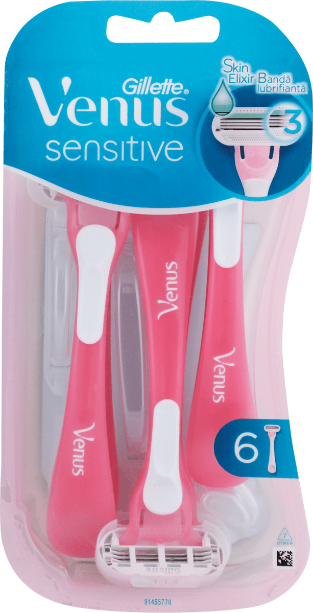 Gillette Venus Sensitive, ženski brijač, 6 kom | dm.rs