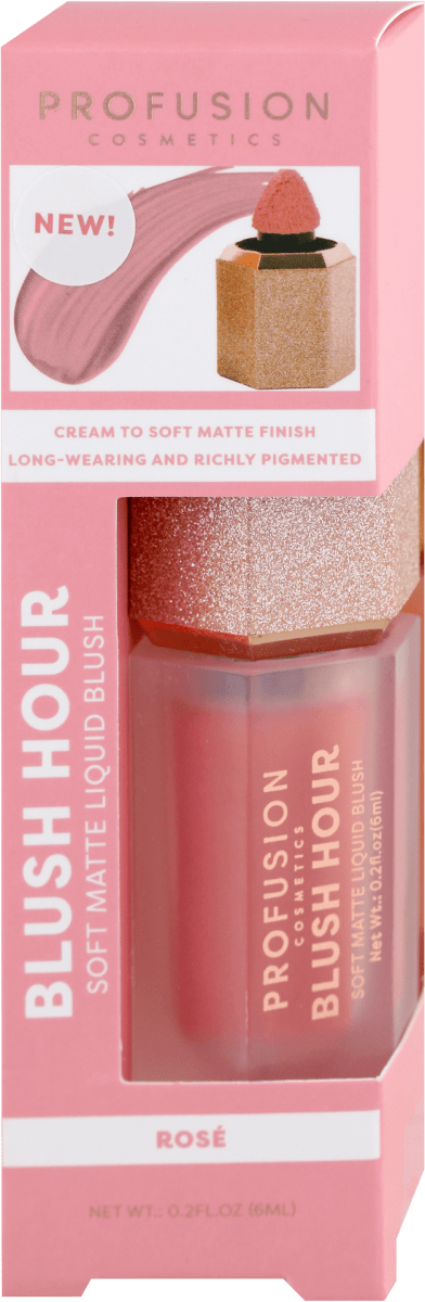 PROFUSION COSMETICS BLUSH HOUR SOFT MATTE tečno rumenilo - ROSE, 1 kom ...