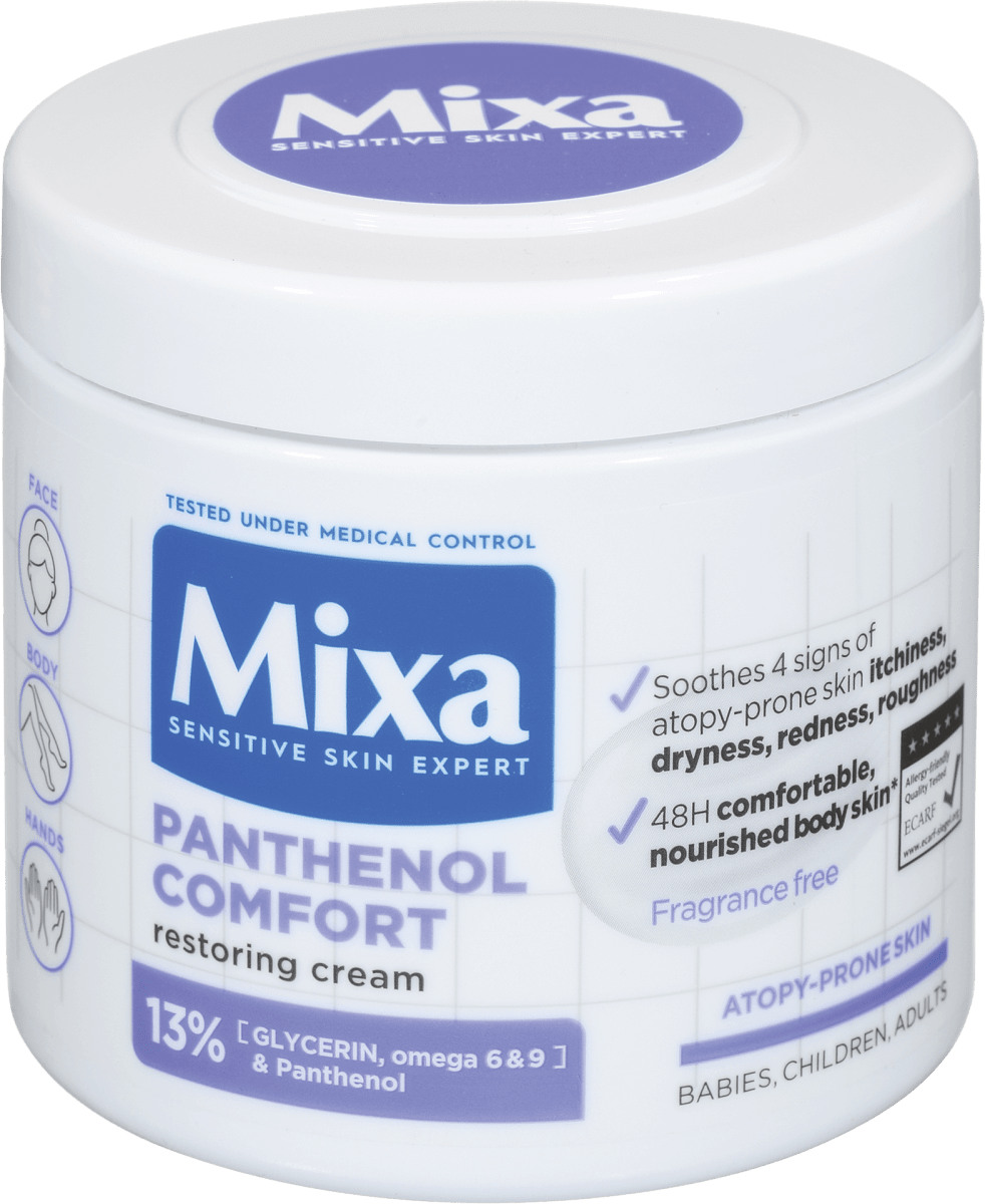 Mixa Krema za obnovitev zaščitne pregrade kože Panthenol Comfort za ...