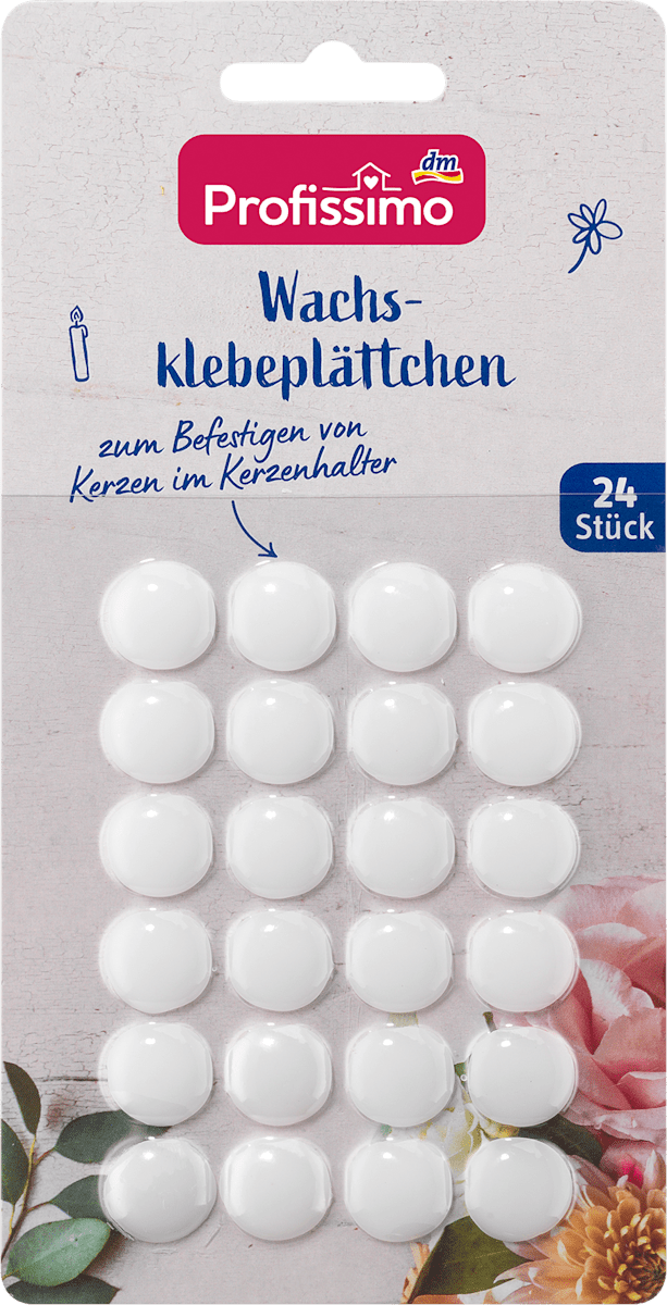 Profissimo Wachsklebeplättchen, 24 St dauerhaft günstig online kaufen ...