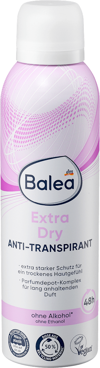 Balea Deo Spray Antitranspirant Extra Dry, 200 ml dauerhaft günstig ...